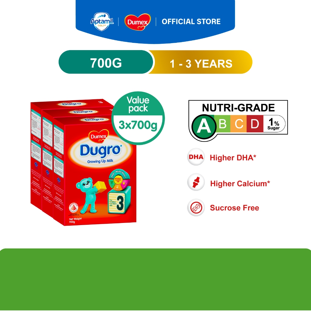 ONLY ON 21 OCT [Value 12 Packs] Dumex Dugro Stage 3 Children Growing Up ...