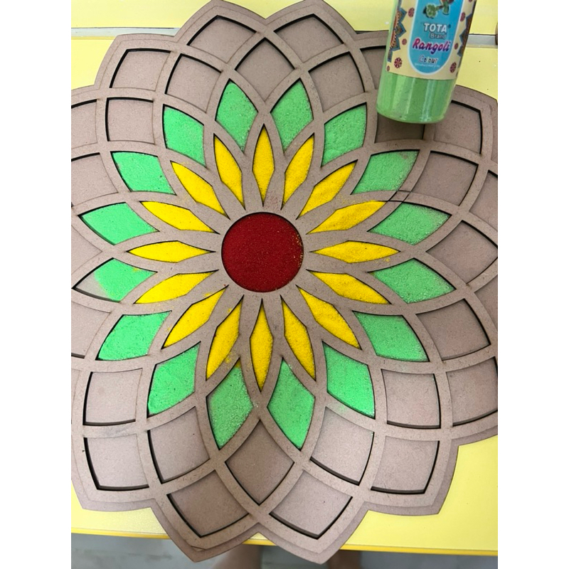 Reusable Rangoli Board template MDF Rangoli | Shopee Singapore