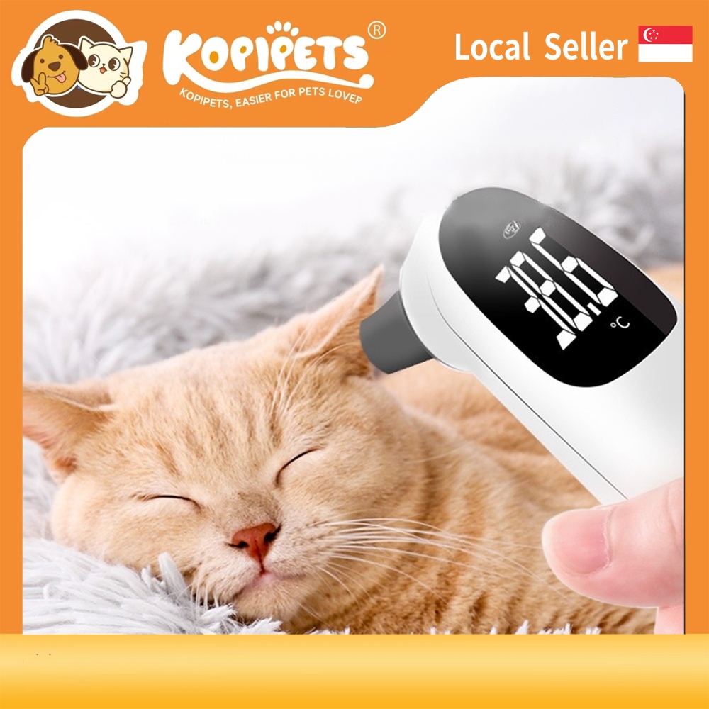 Pet Thermometer Gun - Non-Contact Infrared for Cats & Dogs, Fast ...