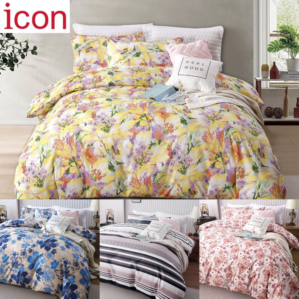 Icon Softluxe, 900 Thread Count, Printed Designs, Comforter Set ...