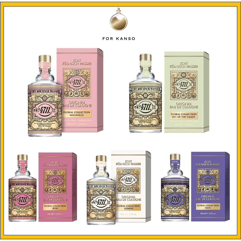 4711 Floral Collection EDC (100ml)- Jasmine | Lilac | Rose | Magnolia ...