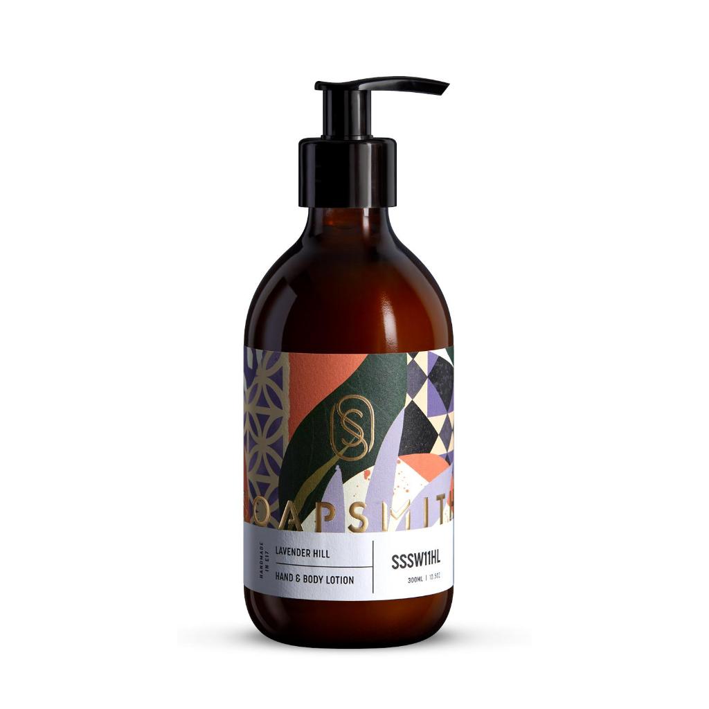 Soapsmith - Lavender Hill Luxury Hand & Body Lotion in Glass Bottle 300ml | Shopee Singapore