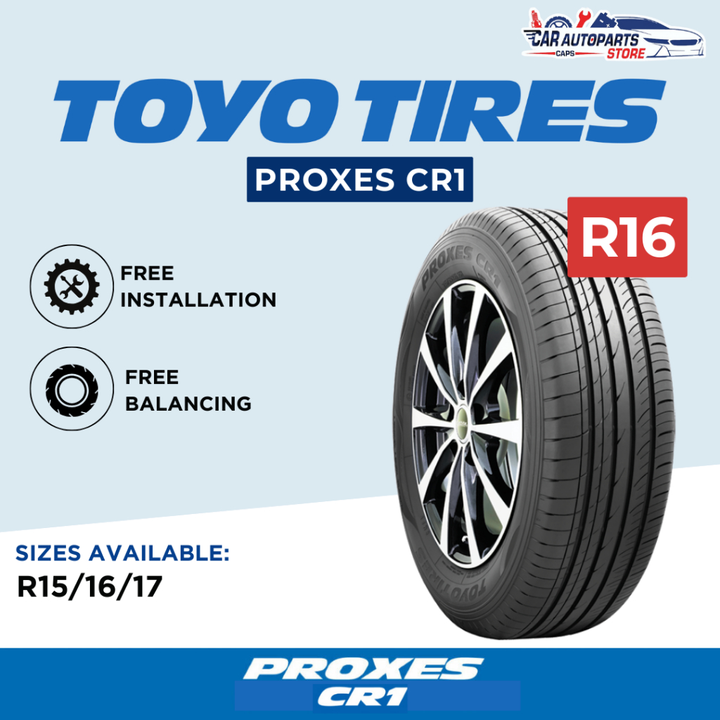 TOYO PROXES CR1 Tyre - 16 Inches [Installation Provided] | 195/60|205/55|195/50|185/55|215/55R16 ...