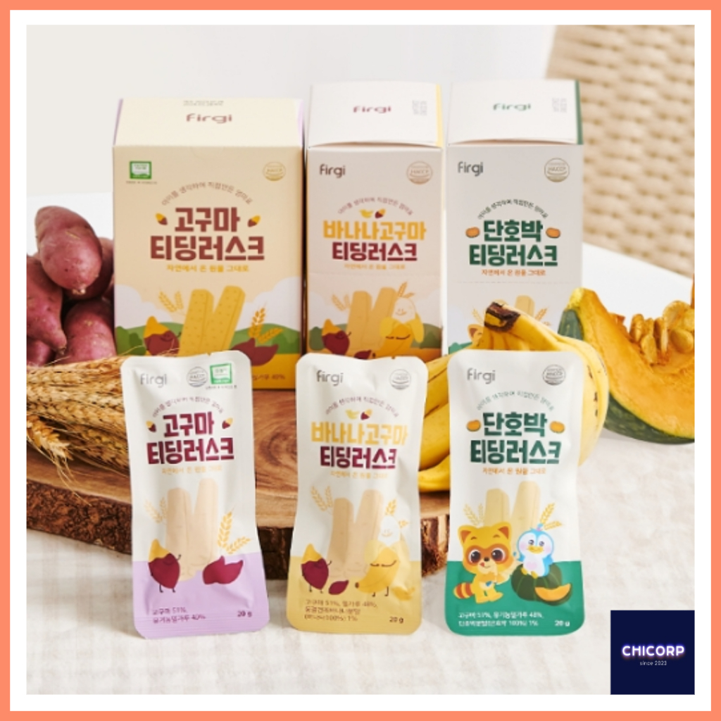 Firgi Organic sweet potato banana sweet pumpkin teething rusk baby ...