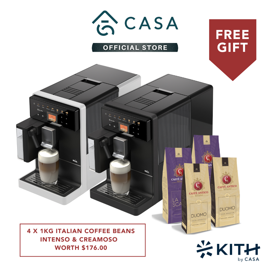 KITH MIA Fully Auto Coffee Machine | Bean to Cup | 15 Beverages ...