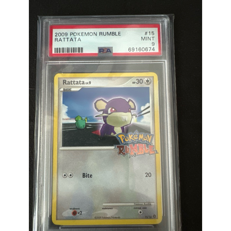 Rattata Pokémon Rumble PSA 9 | Shopee Singapore