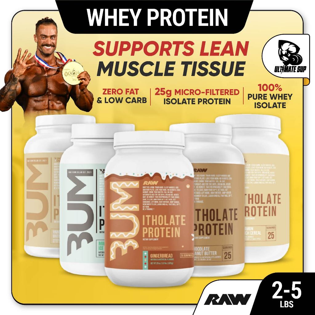 Raw Nutrition Cbum Itholate Protein, Whey Protein Powder, Enhance ...