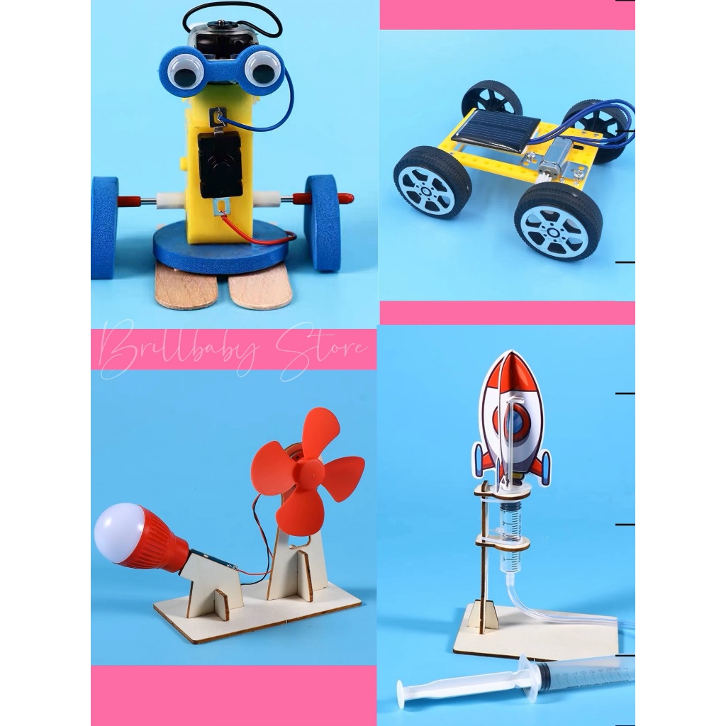 Science experiment kits/ light bulb/robot/ electric circuit/fruit ...