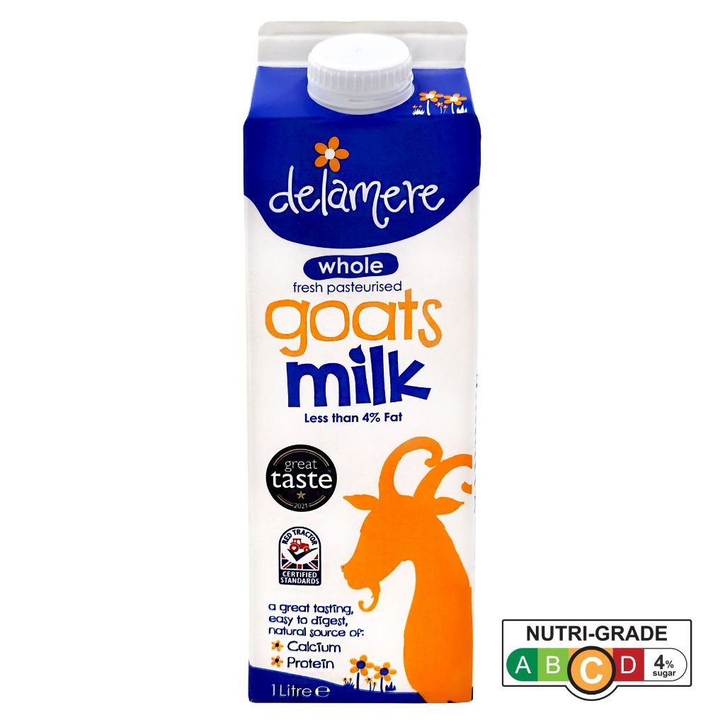 Delamere Dairy Goats Milk Whole Fresh Pasteurized 1000ml [CHILLED ...