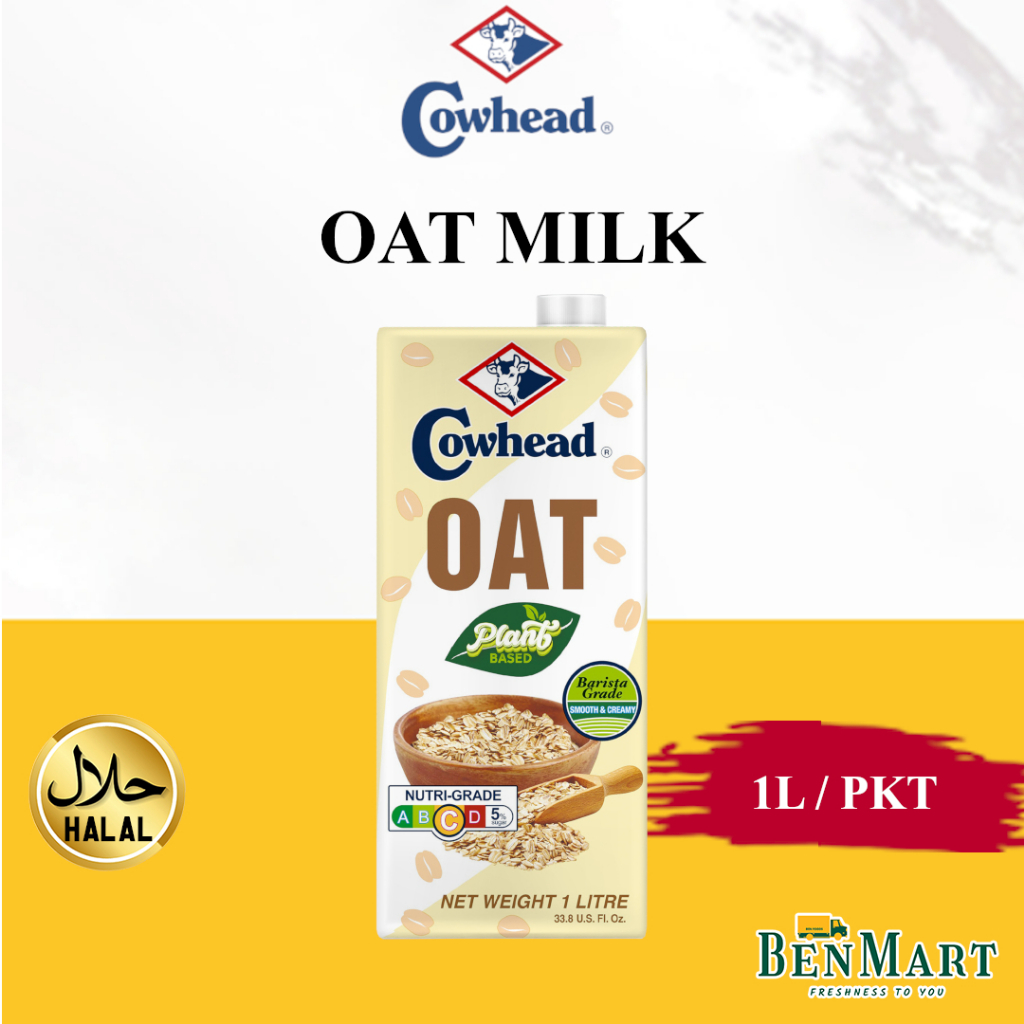 NEW [BenMart Dry] Cowhead Barista Oat Milk 1L - Australia - Halal ...