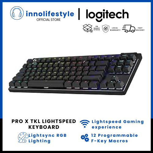 LOGITECH PRO X TKL LIGHTSPEED KEYBOARD (2Y WARRANTY) | Shopee Singapore