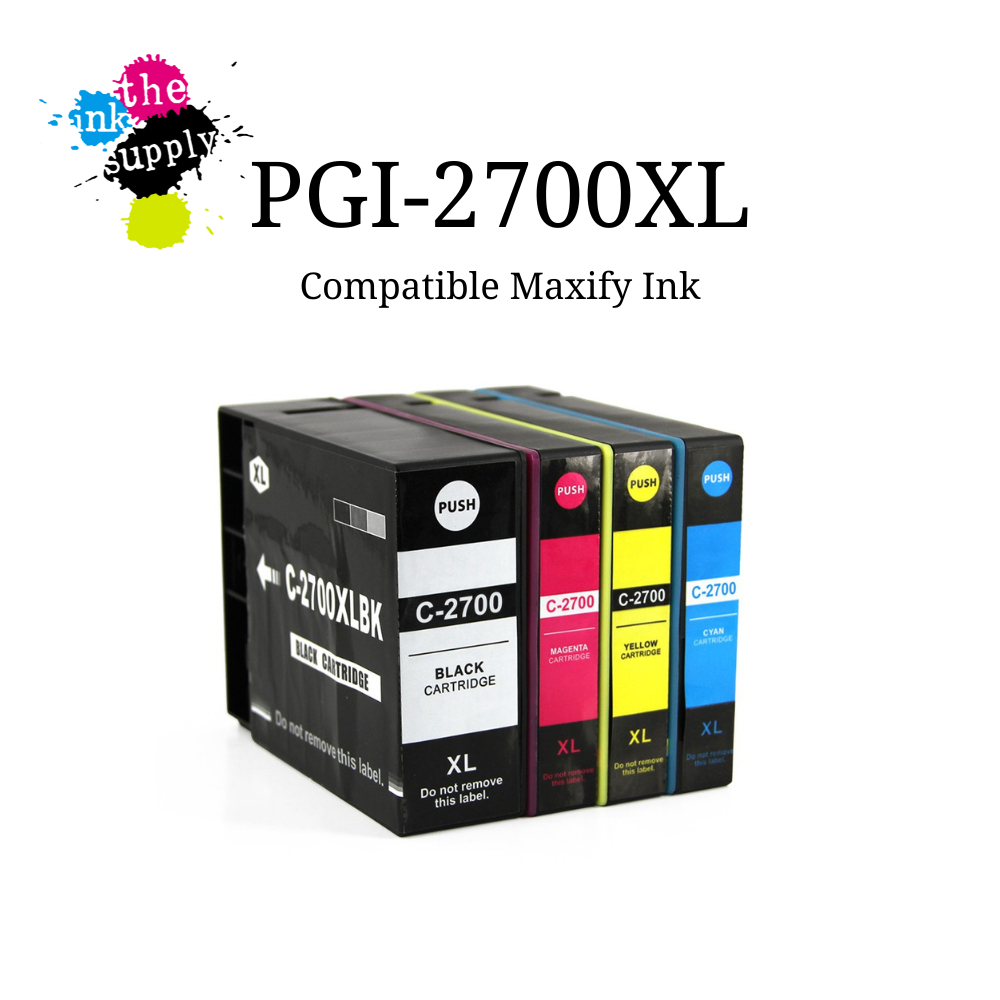PGI-2700XL theinksupply compatible Canon Printer Ink Cartridge Maxify ...