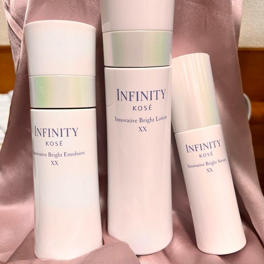 KOSE Infinity Innovative Bright Skincare Set ( Serum , Lotion , Emulsion ) | Shopee Singapore