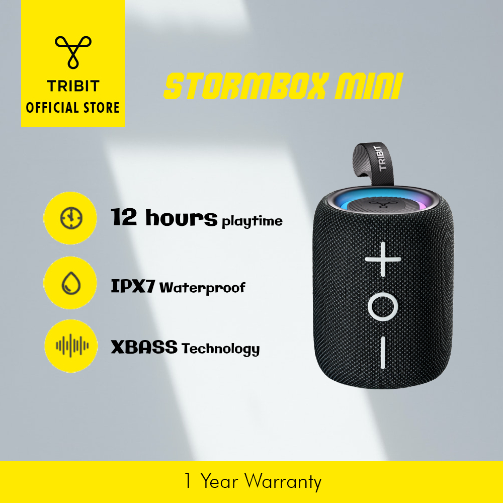 TRIBIT STORMBOX MINI BLUETOOTH SPEAKER | Shopee Singapore