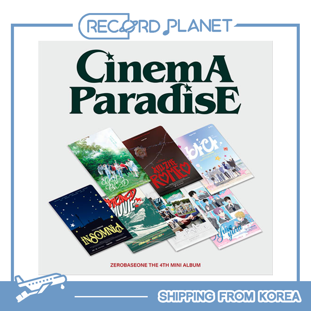[VERSION SELECTABLE] ZEROBASEONE(ZB1) - The 4th Mini Album [CINEMA PARADISE] (ZEROSE ver ...