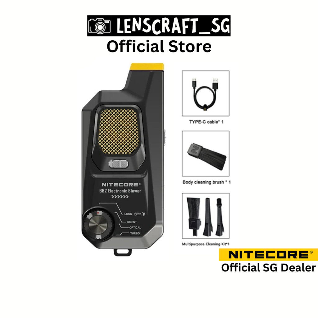 NITECORE BB2 Electronic BlowerBaby Photography Blower Multi Function Purpose Lightweight ...