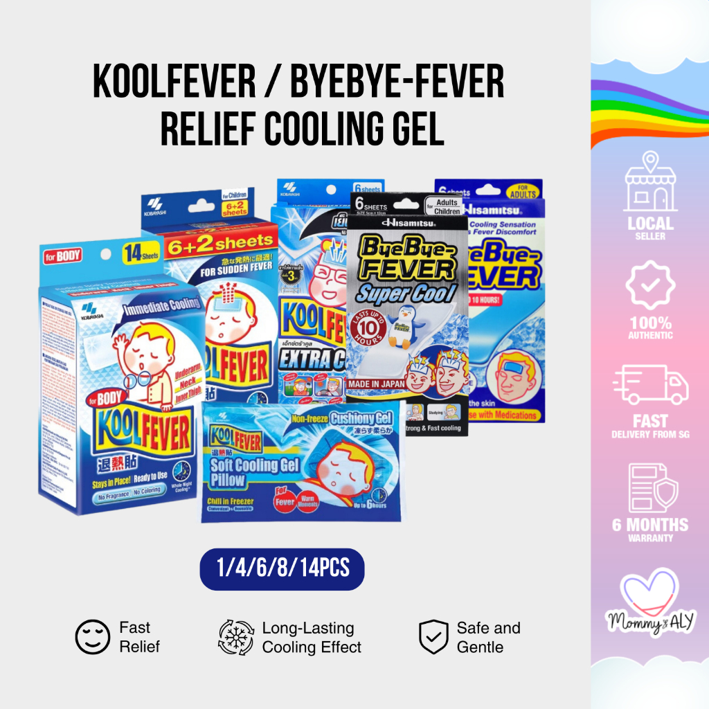 KOOLFEVER / ByeBye-Fever Headache Fever Relief Cooling Patch for Baby ...