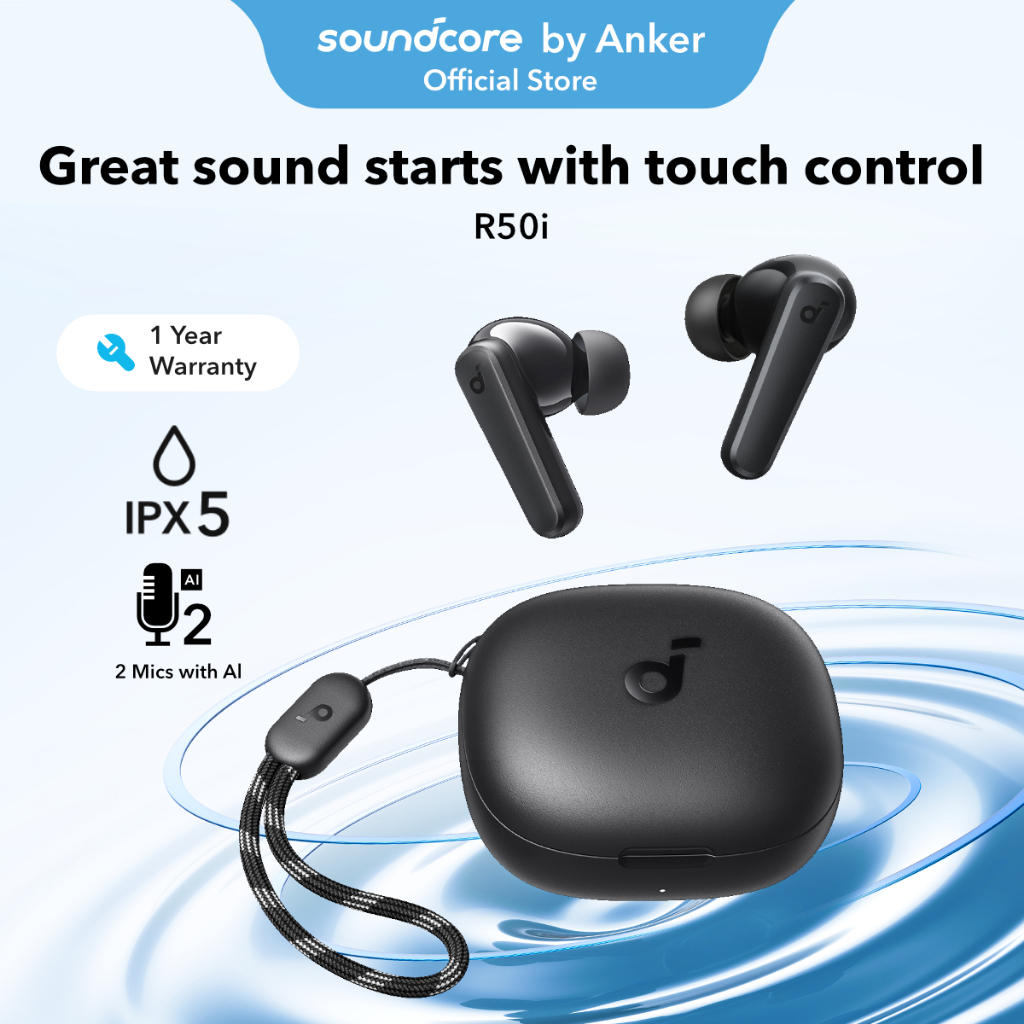 Soundcore R50i Ear Buds Bluetooth Earphone Headphones Wireless Earbuds ...