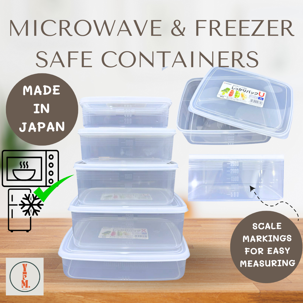 [MADE IN JAPAN] Microwave & Freezer Safe Food Container Nakaya ...