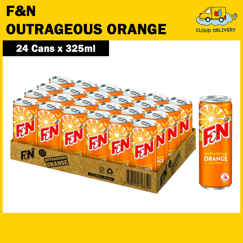 F&N Can Drink - Orange (24 x 325ml) - Expiry 13 Dec 2025 | Shopee Singapore