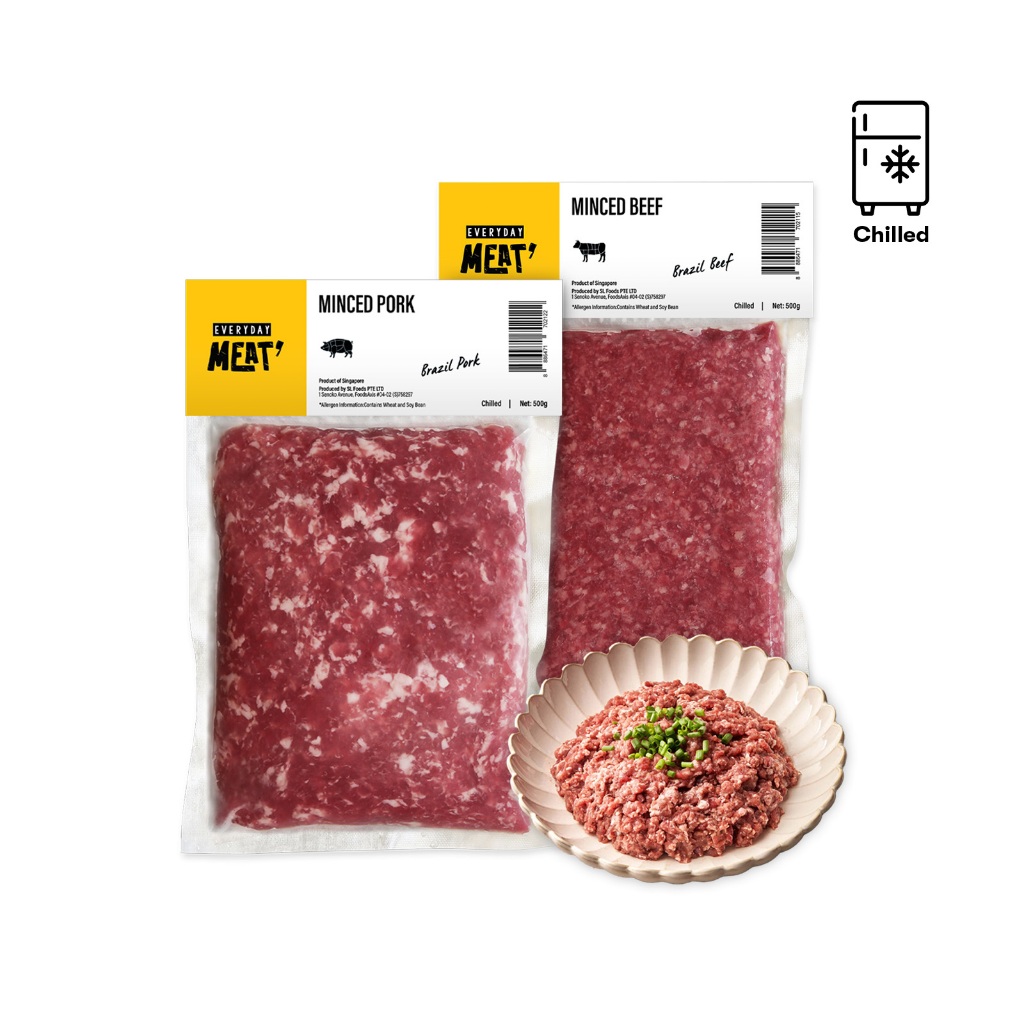 [EVERYDAY MEAT] Chilled Minced Beef/Minced Pork 500g (Exp:21/07/2025 ...