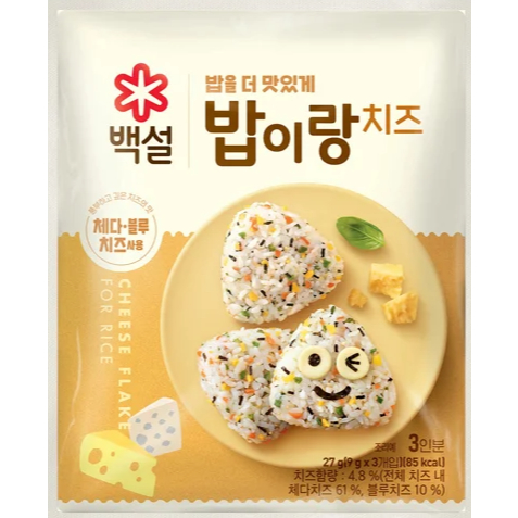 [CJ] Rice Seasonning Mix Cheese 27g /밥이랑 치즈 27G | Shopee Singapore