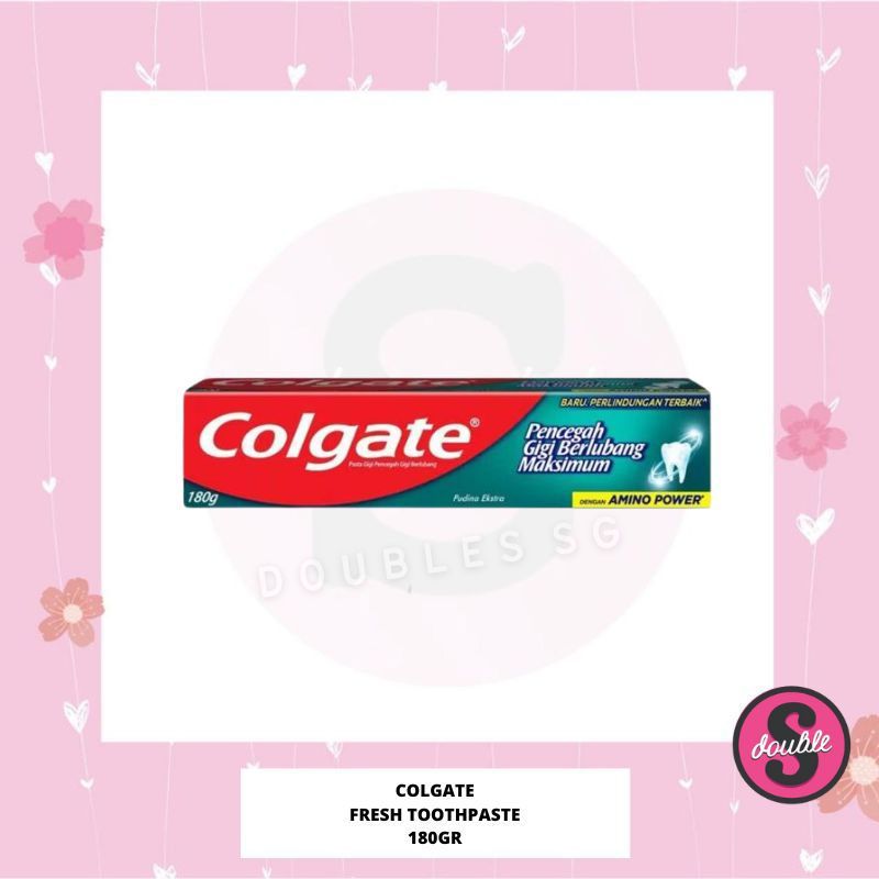 Colgate Toothpaste 180g (Fresh Cool Mint / Regular Flavor) | Shopee ...