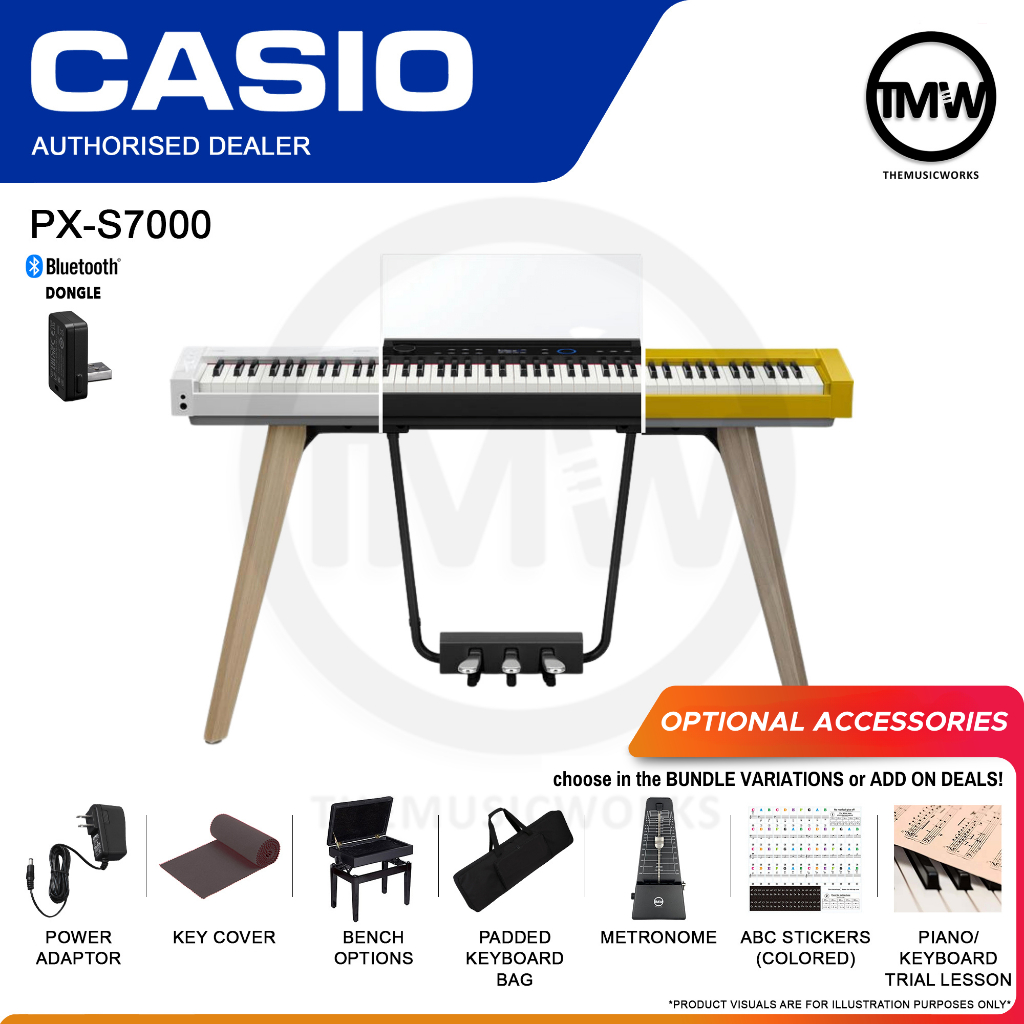 PX-S7000 Casio Digital Piano Privia 88 keys Fully Weighted Keyboard ...