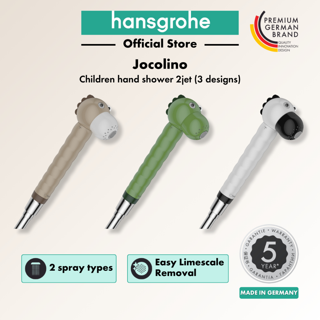 hansgrohe children hand shower Jocolino - shower head with 2 spray ...