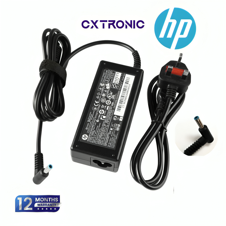 Original HP/Max Power laptop charger 45w/65w/90w/120w (Blue tip/Black ...