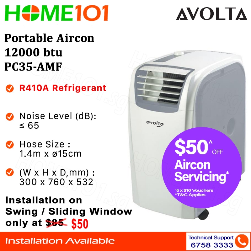 Avolta Portable Aircon 12000BTU PC35-AMF | Shopee Singapore