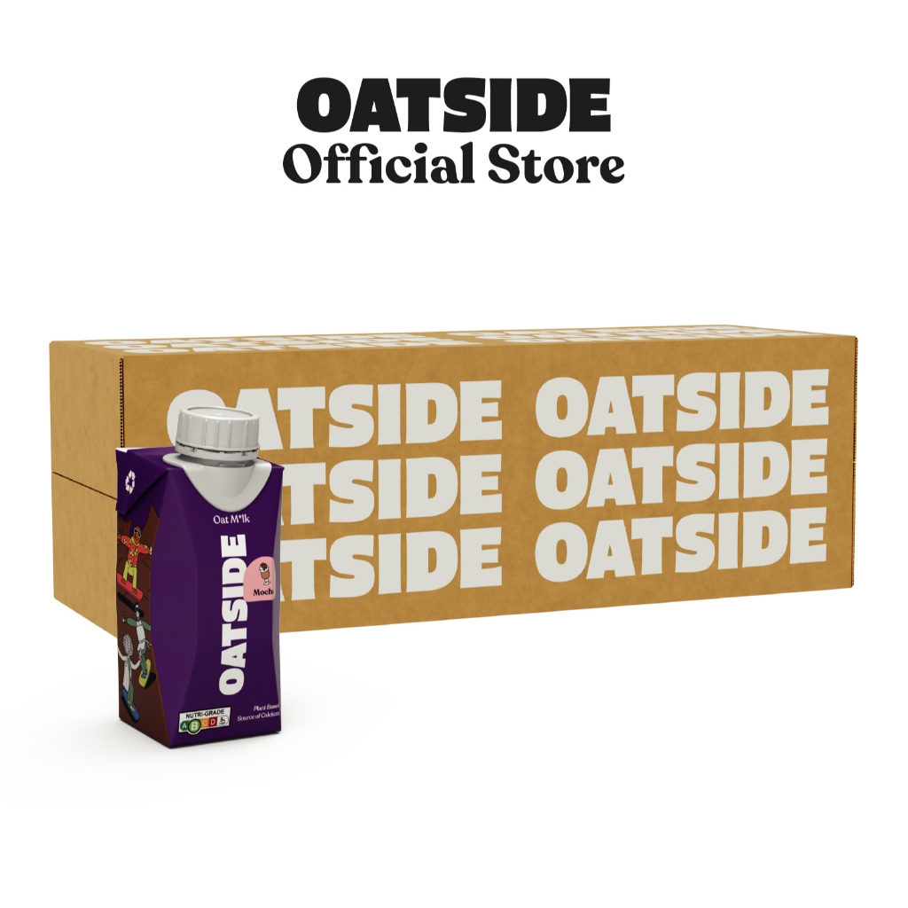 OATSIDE Mocha Oat Milk 200ml x 24 [1 Case] - Dairy Free, Single Espresso Shot | Shopee Singapore