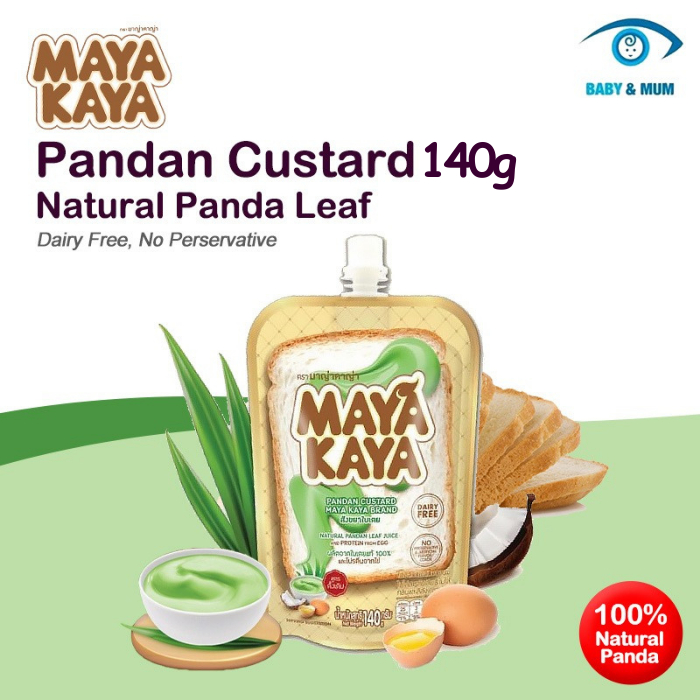 Maya Kaya Ready-To-Eat Pandan Custard 140g (Pouch) | SG LOCAL STOCK ...
