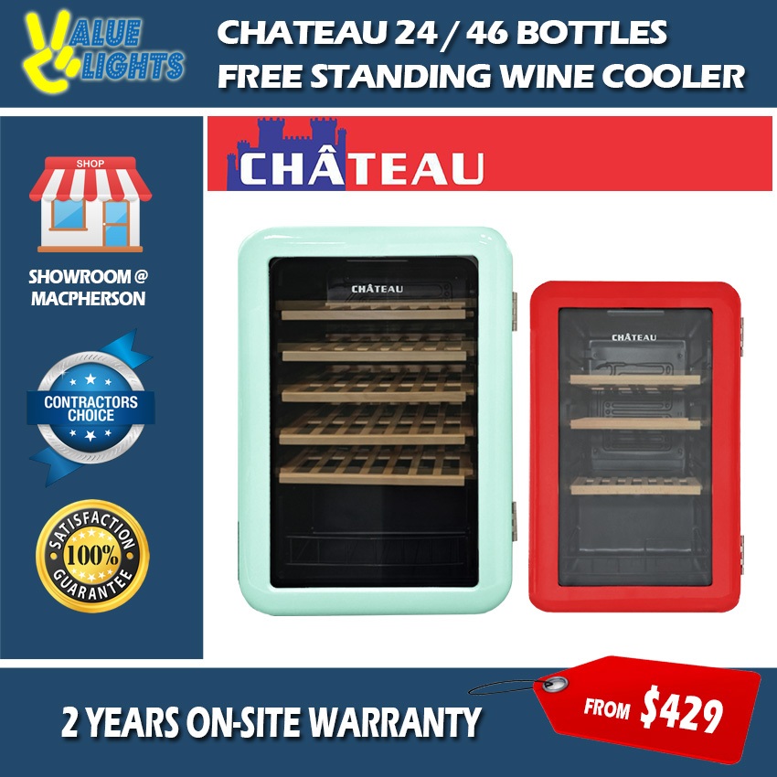 Chateau Palette Series 24/46 Bottles Wine Chiller Cooler CW P241 CW ...