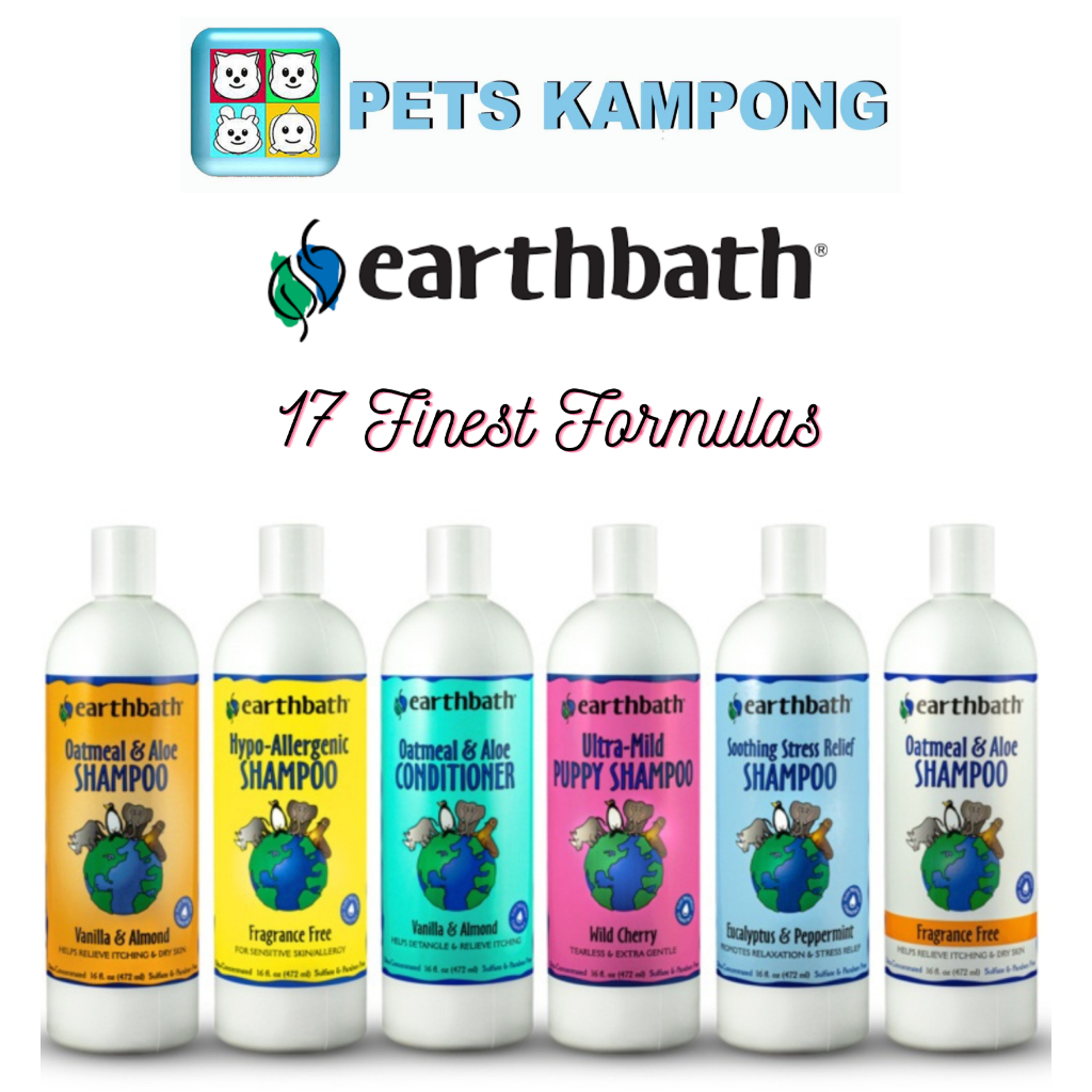 Earthbath Shampoo & Conditioner 16oz | Shopee Singapore
