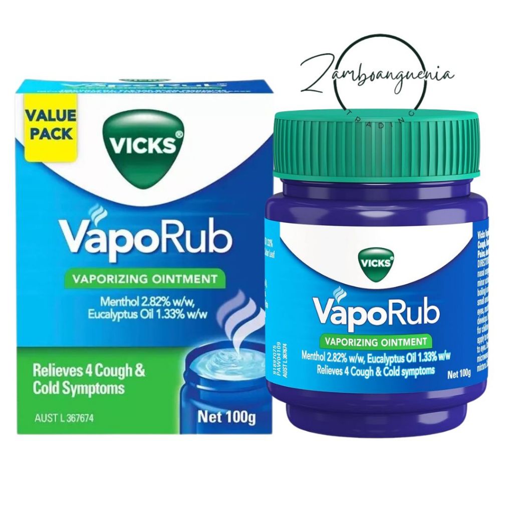 VICKS Vaporub Ointment (100g | 50g) [SG] | Shopee Singapore