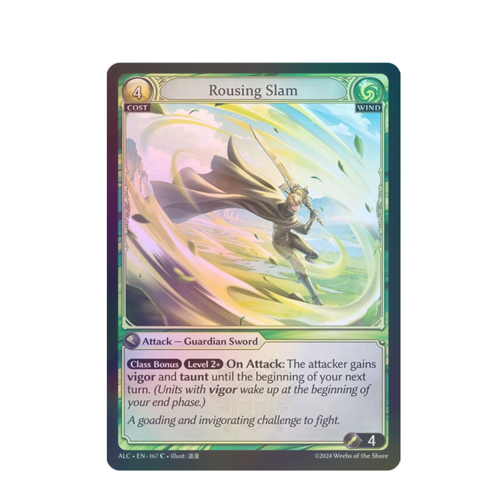 Grand Archive - Rousing Slam Card (Alchemist Revolution) | Shopee Singapore