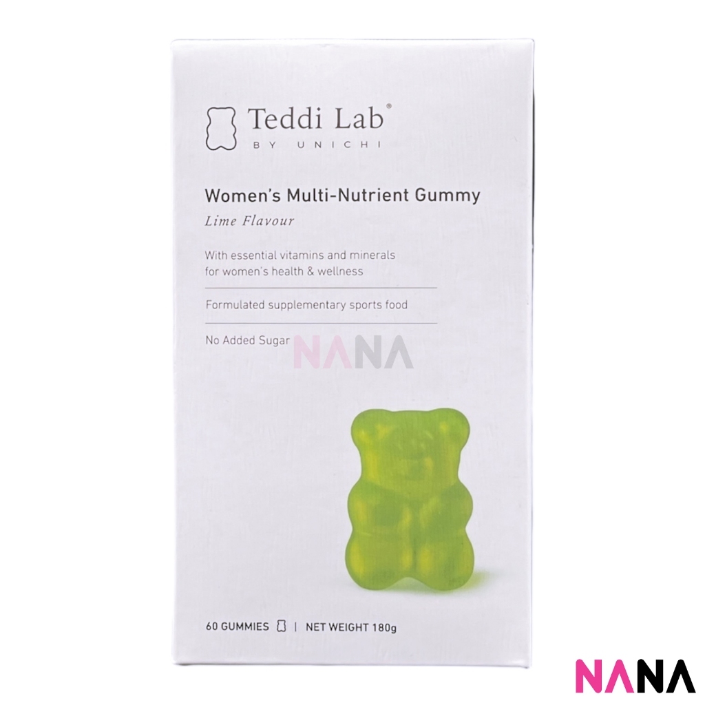 Unichi Teddi Lab Rose Collagen Gummy Bear 60 Gummies (Rose Collagen ...