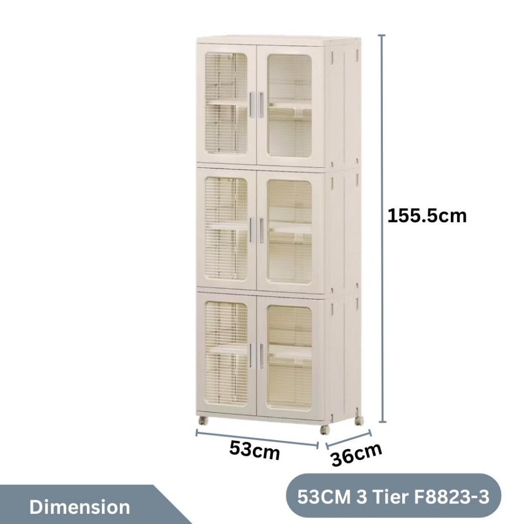 Easyhome.sg Slim Cabinet F88 / Plastic Storage Drawers / Kitchen ...