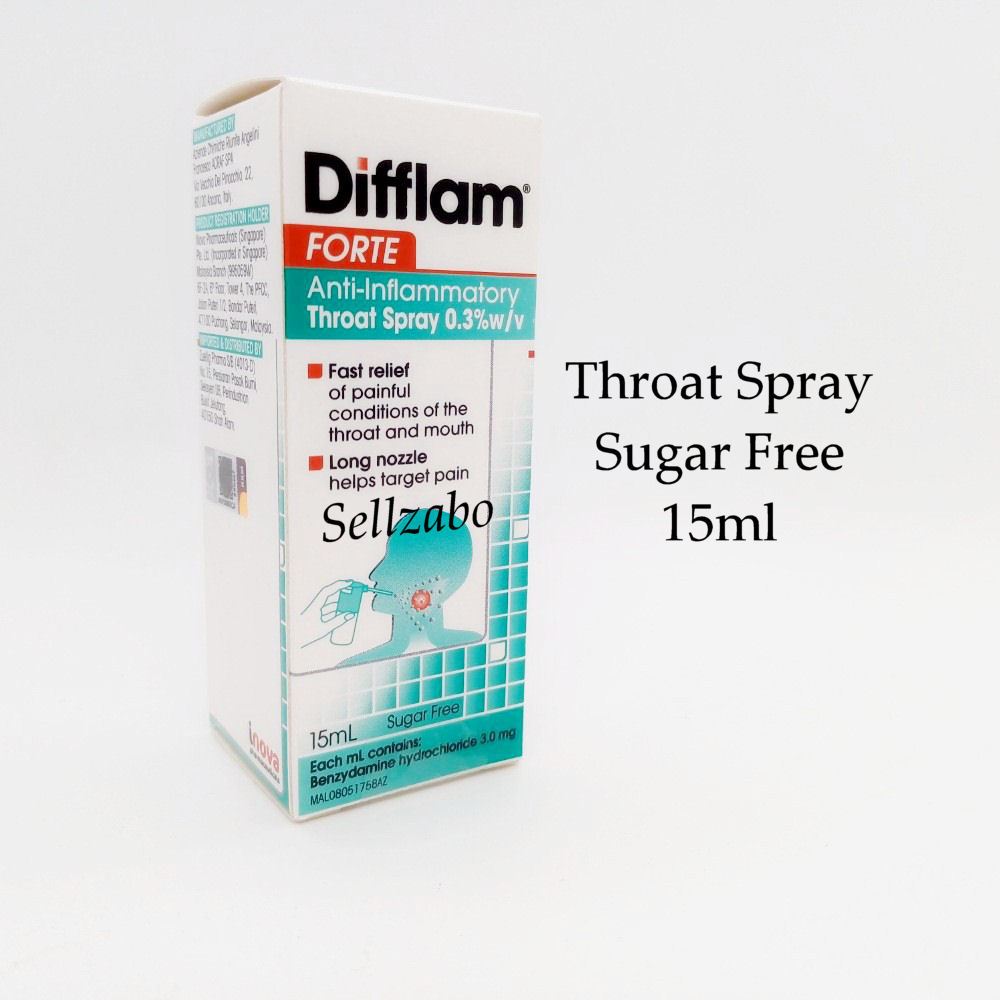 Difflam Forte Anti-Inflammatory Throat Spray Fast Relief Pain Sore ...