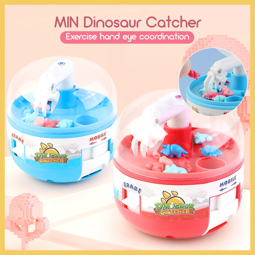 SG Mini Claw Machine Dinosaur Catcher Toy Hand-eye Coordination Early ...