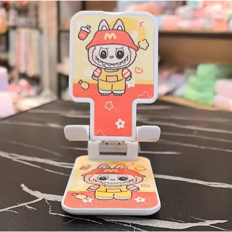 🇸🇬 Labubu Macdonald Foldable Hp Stand | Shopee Singapore