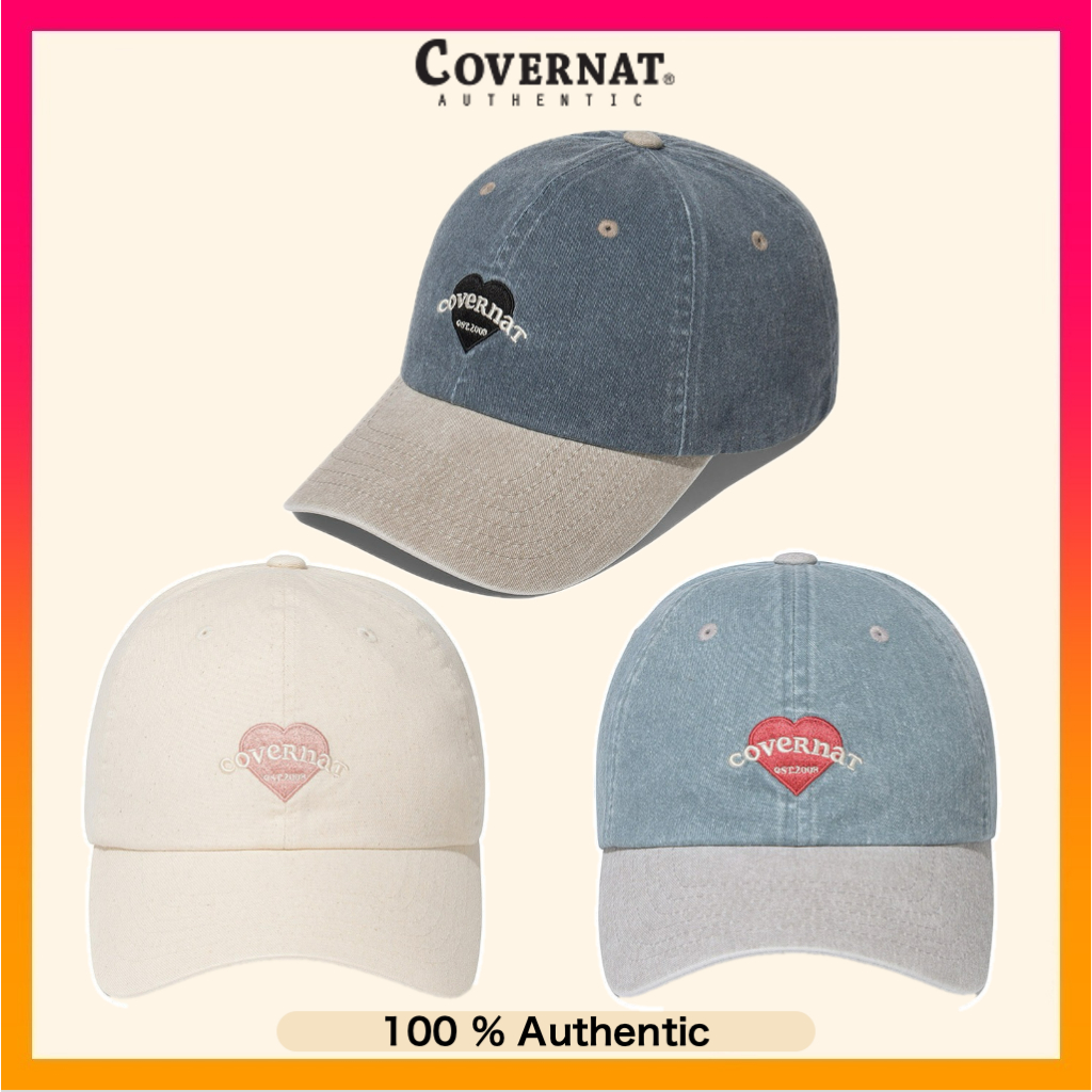 COVERNAT Cloverheart Cooper Logo Ball Cap - 3 Colors (2025 NEW) | Shopee Singapore