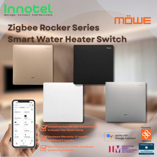 MOWE Zigbee Rocker Series Smart Water Heater Switch | Shopee Singapore