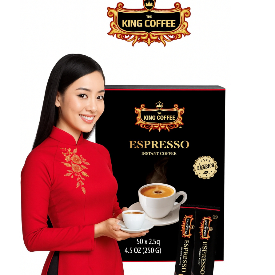 (Exp:2027/28) KING COFFEE Espresso 100s Instant - Office Pack | Shopee ...