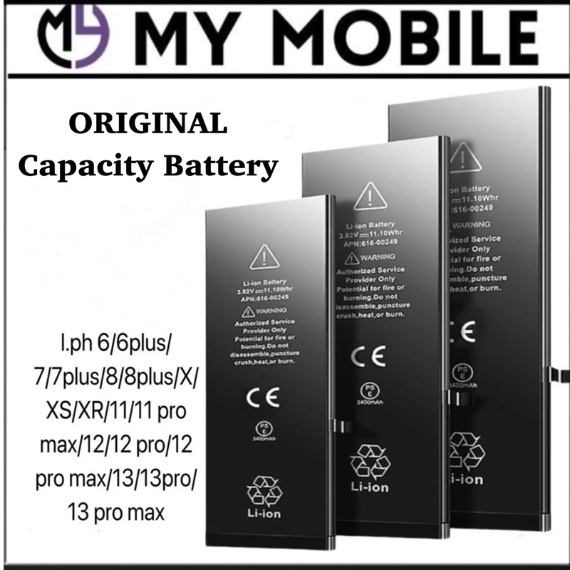 Battery For I.Ph 6/6Plus/6S/6SPLUS/7/7Plus/8/8Plus/X/XR/XS/XS MAX/11 ...