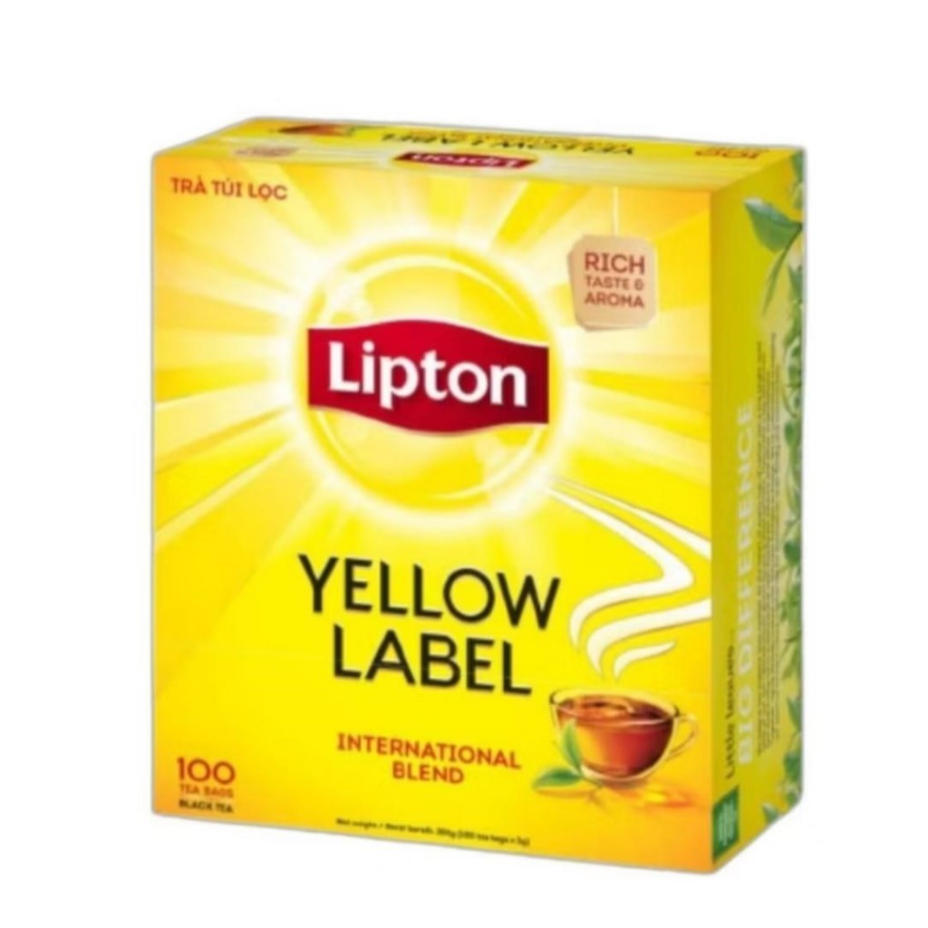 Lipton Yellow Label Tea Bags 100s x 2g | Shopee Singapore