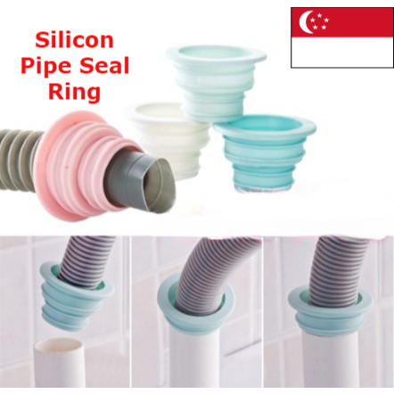 (SG Seller) Many Colour Washing Machine Drain Cover,Pipe Cover,Sewer Pipe Pest Control Anti-odor ...