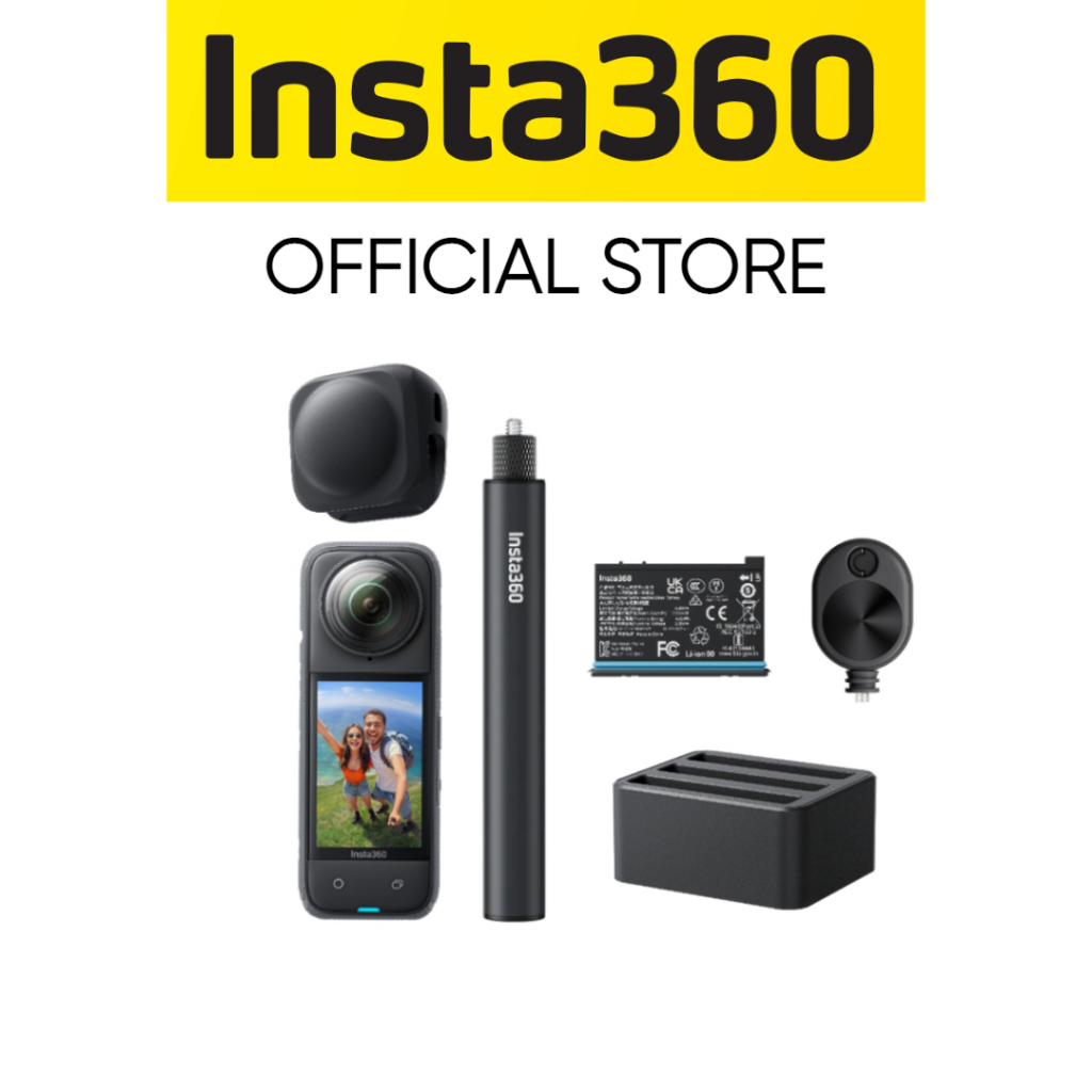 Insta360 8K30fps 360 Action Camera - X4 Ultimate Kit | Shopee Singapore