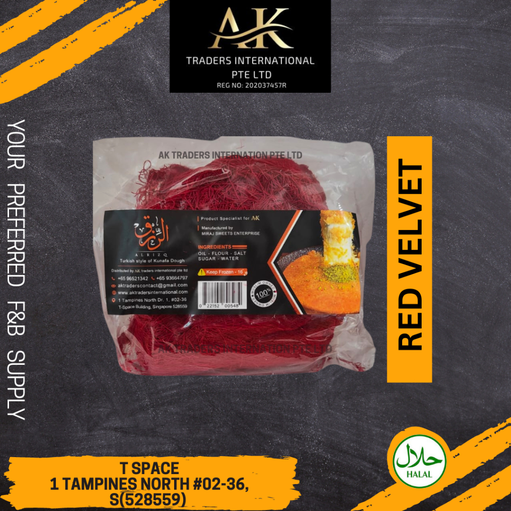 KUNAFA DOUGH | RED VELVET | 500G | Shopee Singapore